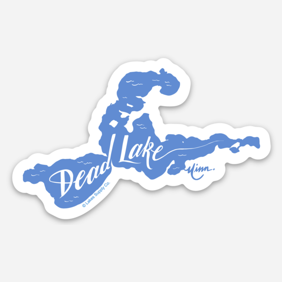Dead Lake Minnesota Sticker | Lakes Supply Co.
