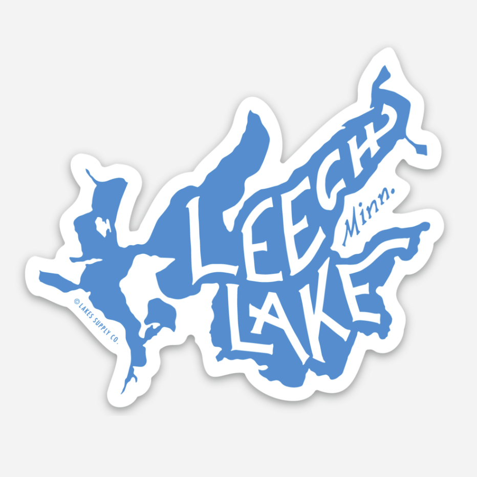 Leech Lake Minnesota Sticker | Lakes Supply Co.