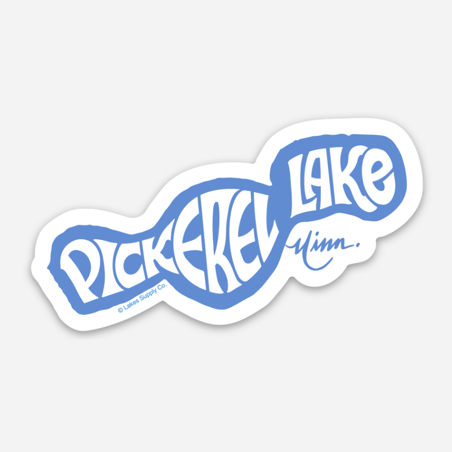 Pickerel Lake Minnesota Sticker | Lakes Supply Co.
