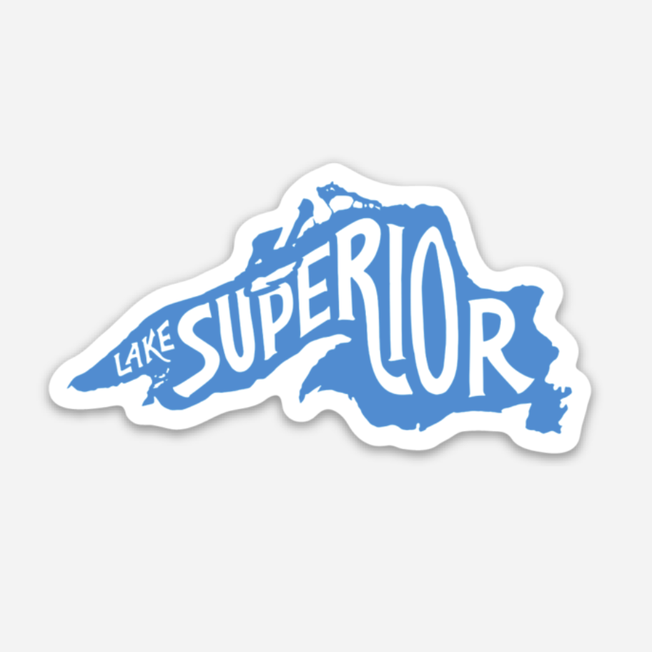 Lake Superior 3" Sticker | Lakes Supply Co – Lakes Supply Co.